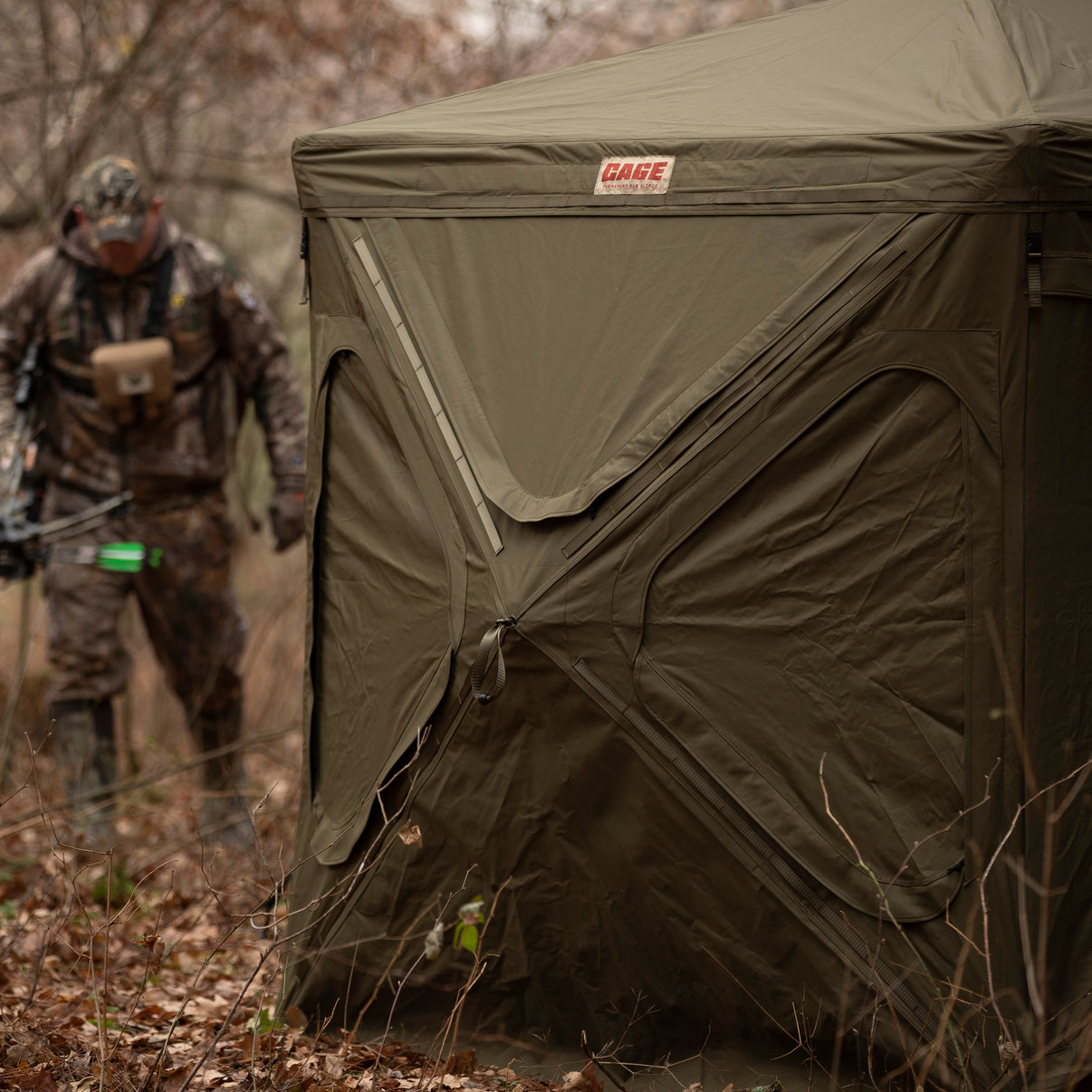 CAGE BLINDS Permanent Hub Blinds, R30 Permanent Hub Blind, Hunting ...