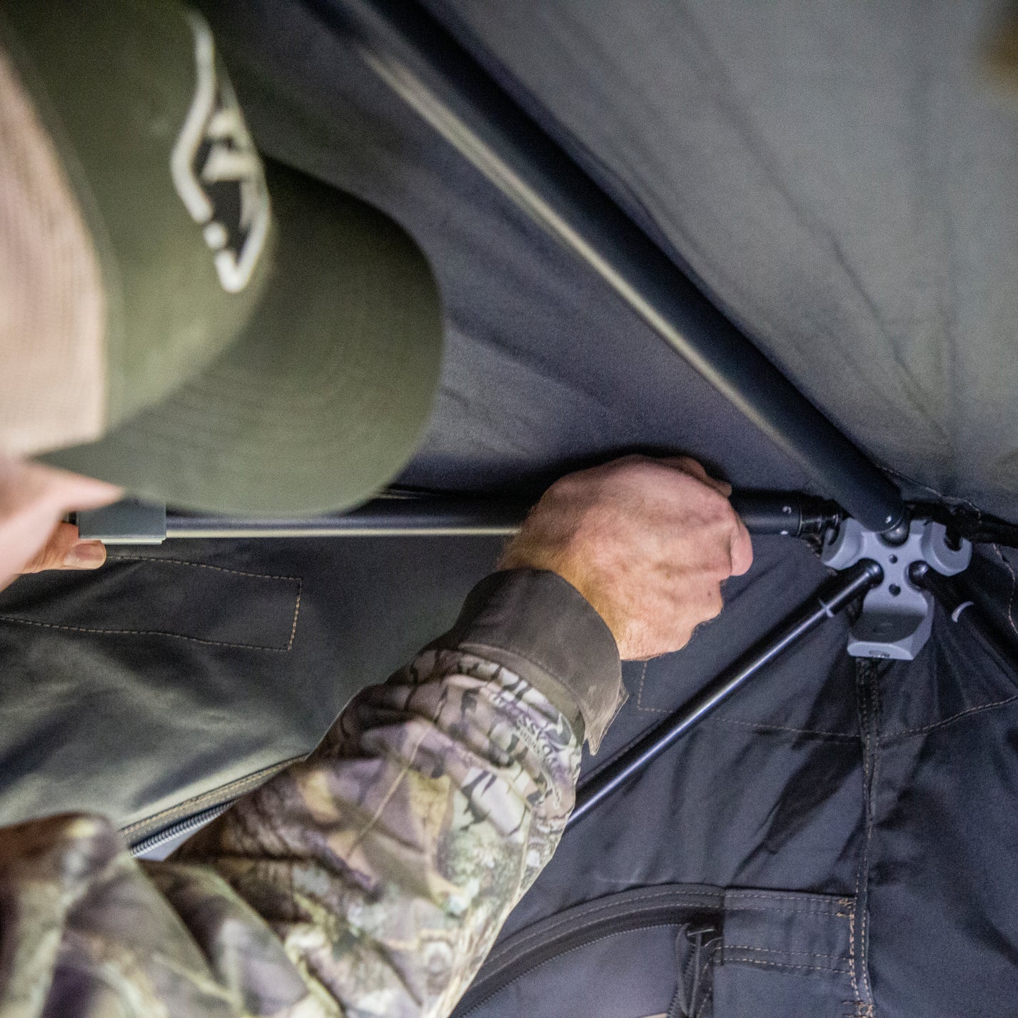 CAGE BLINDS Permanent Hub Blinds, R30 Permanent Hub Blind, Hunting ...